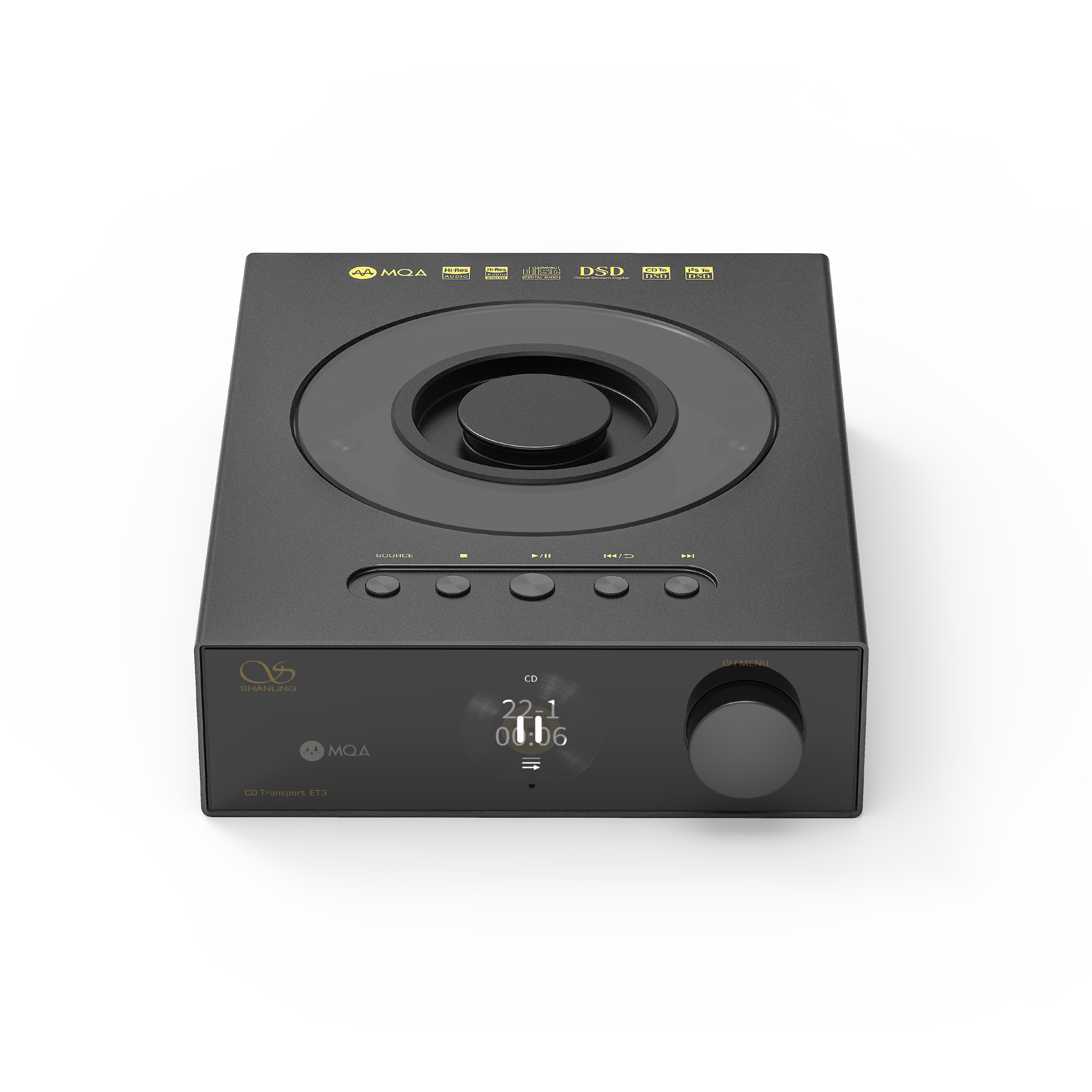 Shanling ET3 Noir Lecteur CD avec WiFi et Bluetooth